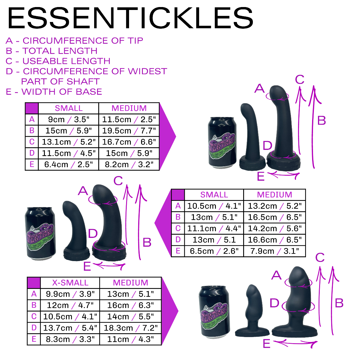 Essentickles made-to-order platinum silicone dildos – Tentickle